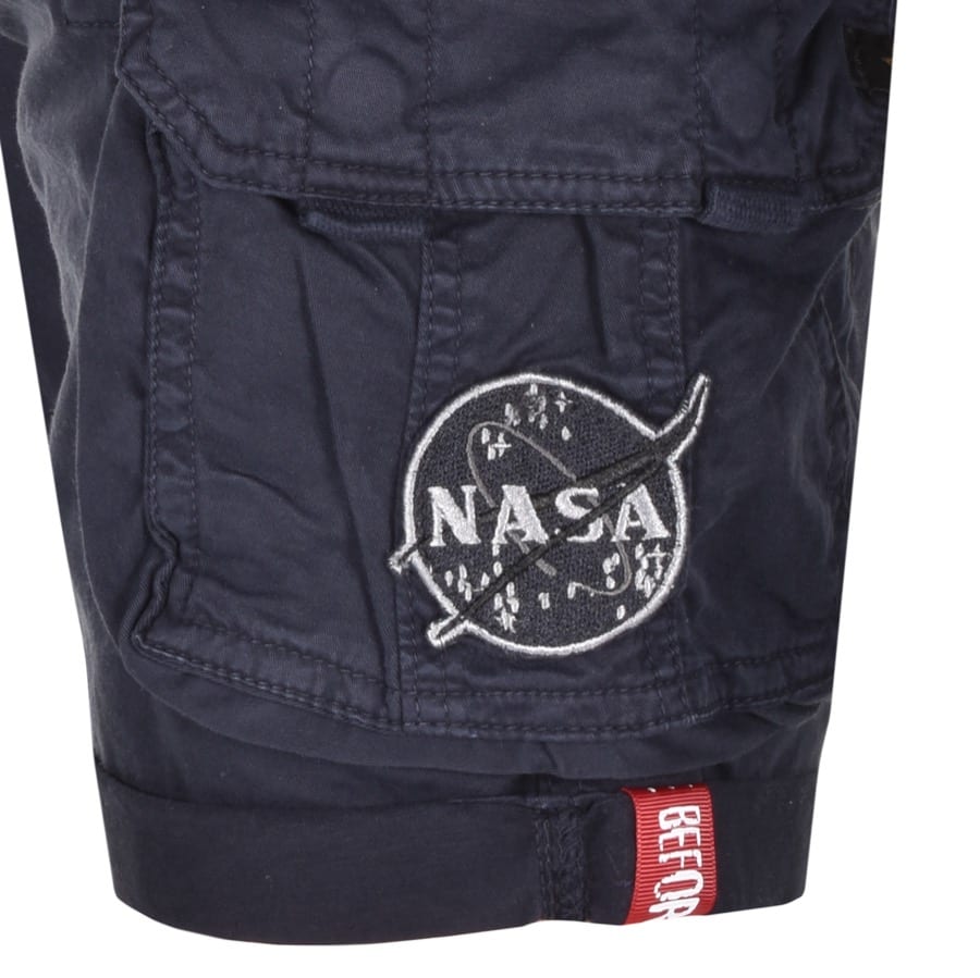 Alpha Industries Nasa Shorts Navy | Mainline Menswear